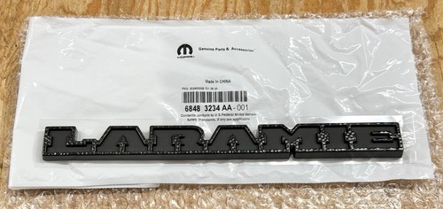 LARAMIE TAILGATE EMBLEM 2019-2027 RAM 1500 NAMEPLATE BADGE OEM MOPAR ...