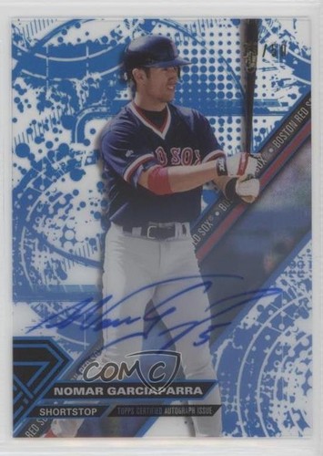 2017 Topps High Tek Blue Rainbow Auto /50 Nomar Garciaparra #HT-NG Auto ...