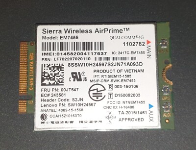 Sierra Wireless EM7455 AirPrime - 3 g, 4 G, LTE-A, WWAN | eBay