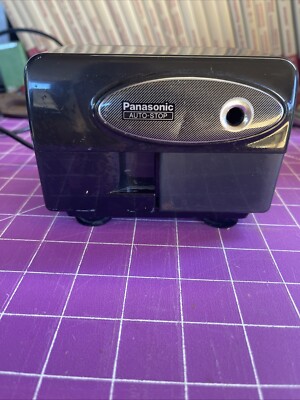 Panasonic Black Auto Stop Electric Pencil Sharpener KP-310 Tested 100% ...