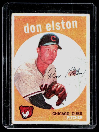 1959 Topps Poor Don Elston #520 Chicago Cubs Poor | eBay