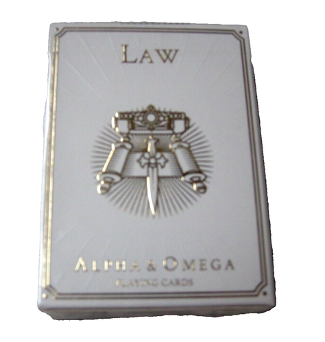 Alpha & Omega Law Playing Cards by Elephant Playing Cards, Sealed New ...