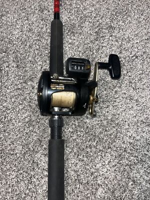 Cabela's Depth Master Gold Fishing Line Counter Reel (Rod Included) | eBay