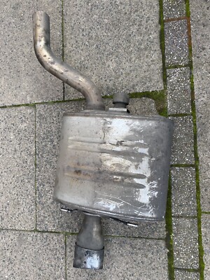 Bmw 5 Series E60 E61 Chrome tip Exhaust System Genuine OEM Back Box ...