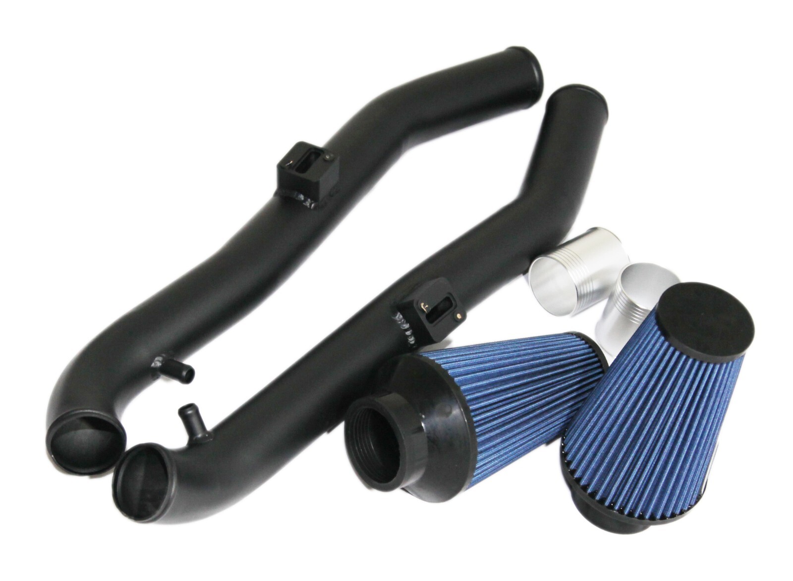 For 09-20 370Z/09-13 G37 3.7L V6 Dual Cold Air Black Intake Kit+Blue ...