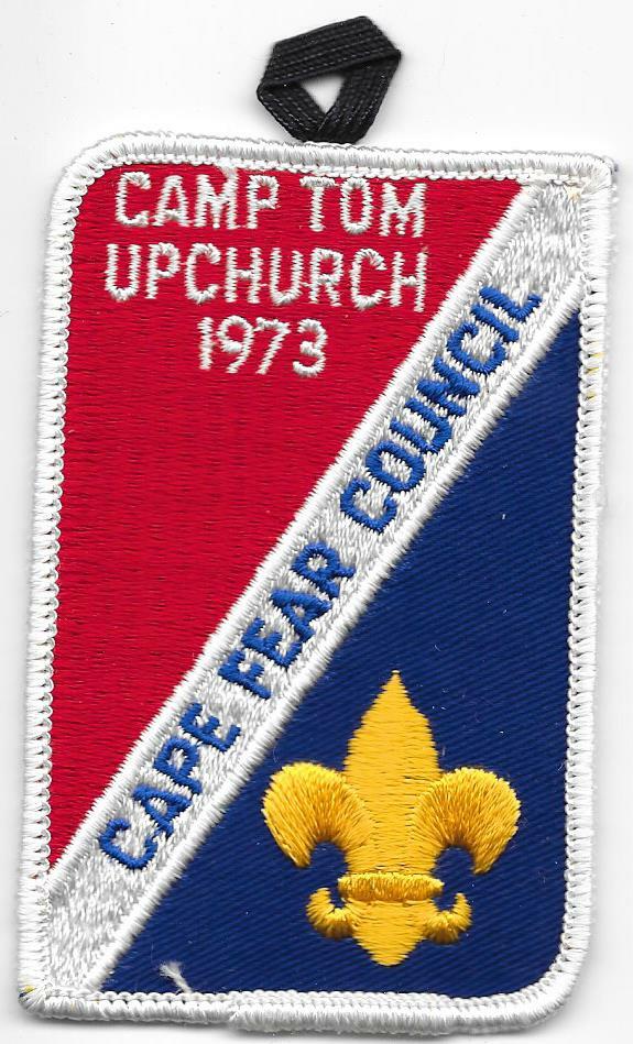 1973 Camp Tom Upchurch Cape Fear Area Council Boy Scouts of America BSA ...