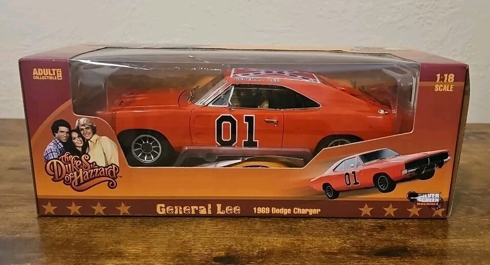 Auto World The Dukes Of Hazzard 1:18 General Lee 1969 Cooter Signed Ben ...