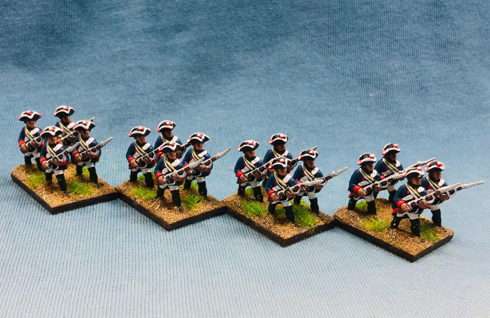 15mm Seven Years War WGS painted Reichsarmee Ferntheil Infantry REA1 | eBay