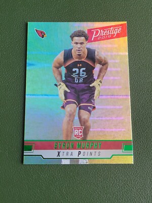 2019 Byron Murphy Panini Prestige Xtra Points Green RC Arizona ...