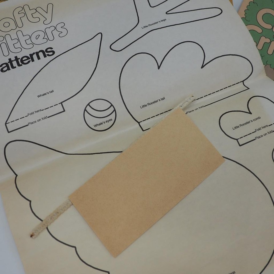 Crafty Critters Starter Kit Patterns Instructions Blueprint | eBay