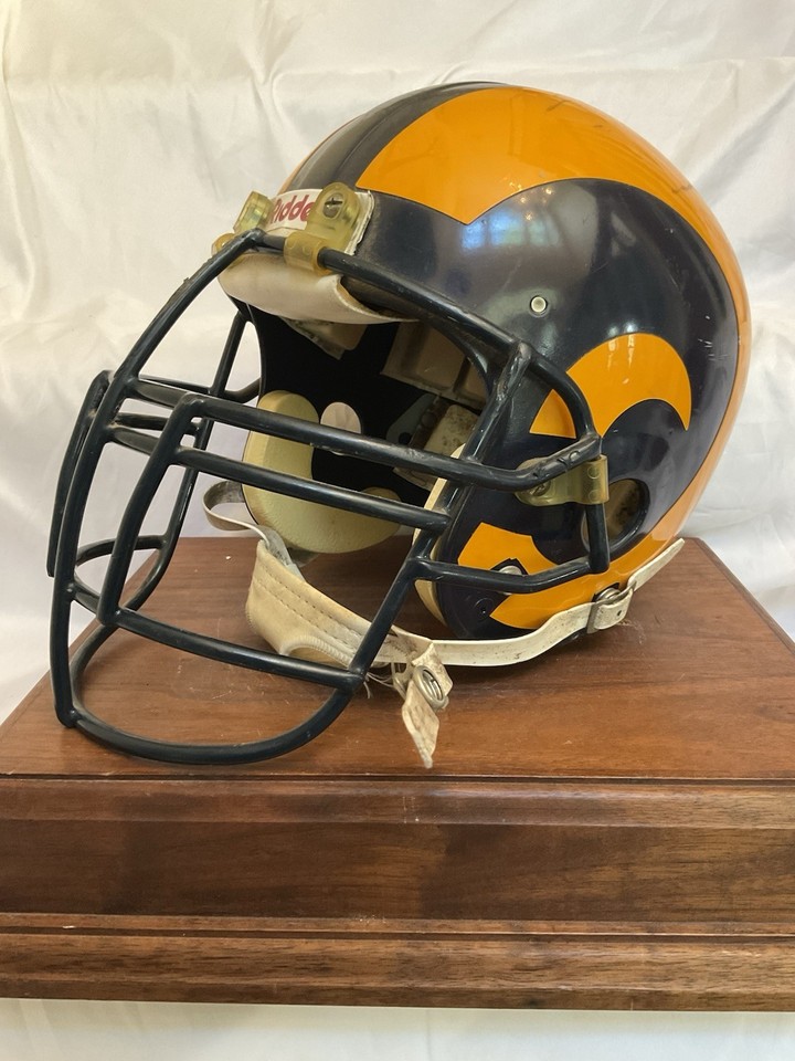 Los Angeles Rams Vintage Riddell 1978 PAC-3 Game Used Football Helmet ...