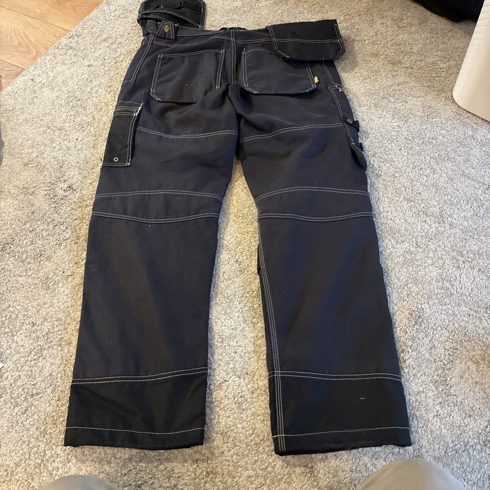 BLAKLADER X1500 WORK TROUSERS MULTIPOCKETS CORDURA COTTON WORKWEAR Size ...