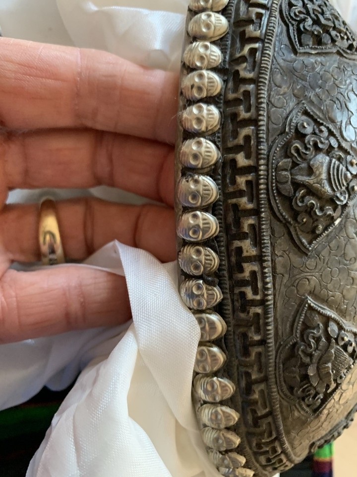 Kapala Skull Cup Tibetan Buddhist Tantric Buddhism Hand Made | eBay