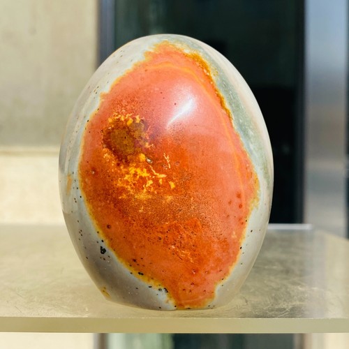 270g Natural Polychrome Ocean Landscape Jasper Stone Mineral Display ...