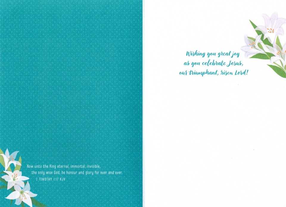 Religious EASTER Card, "Celebrate Jesus" by DaySpring + Envelope | eBay