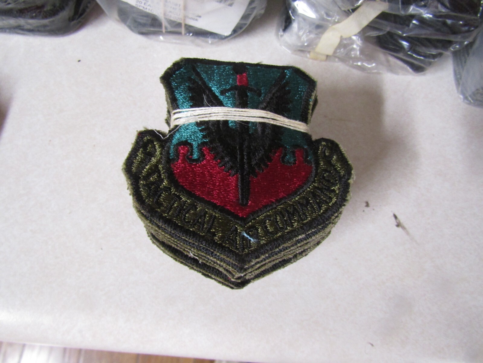 US MILITARY INSIGNIA PATCH LOT BUNDLE OF (20 PATCHES) USAF TACTICAL AIR ...