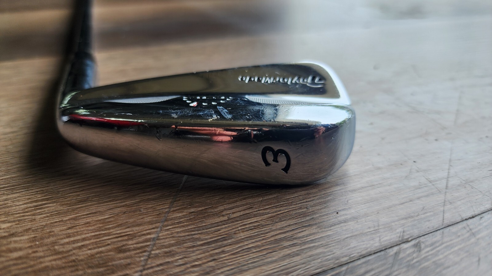 TaylorMade RAC 21 Degree 3 Iron Coin Forged Muscle Back Iron Steel ...