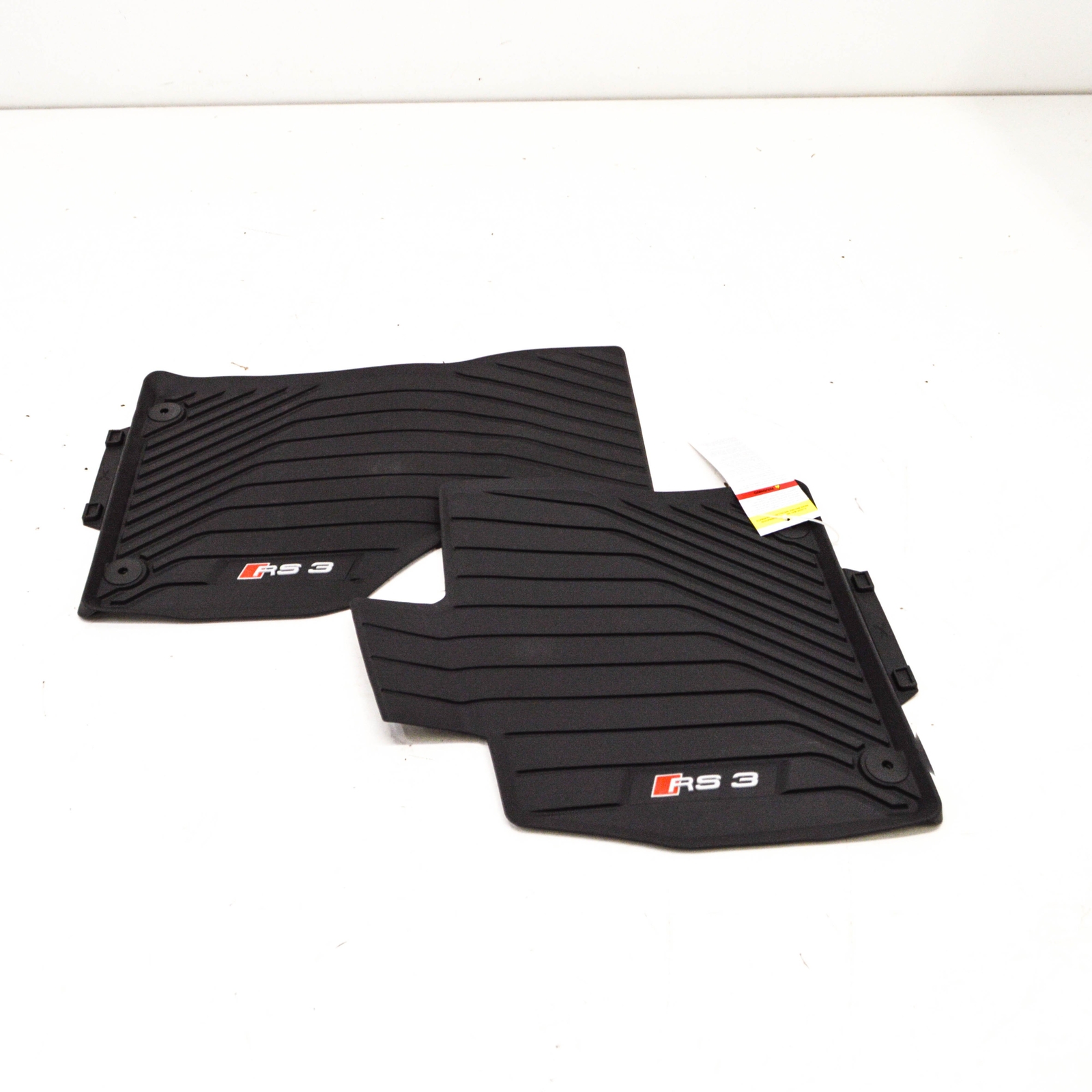 Audi A3 8V Front RS3 Rubber Floor Mats Black LHD 8V6061221041 NEW | eBay