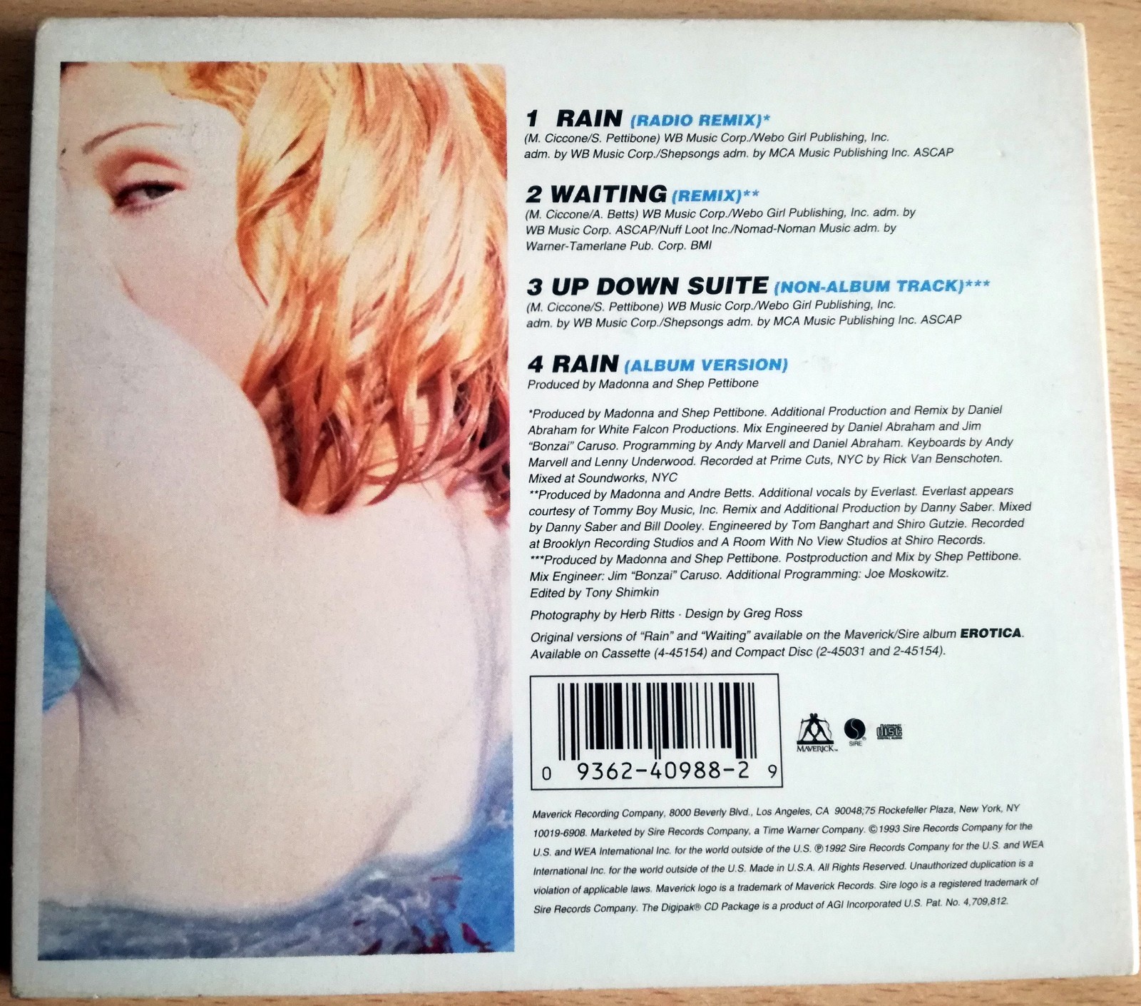 Madonna - Rain - USA - maxi CD single | eBay