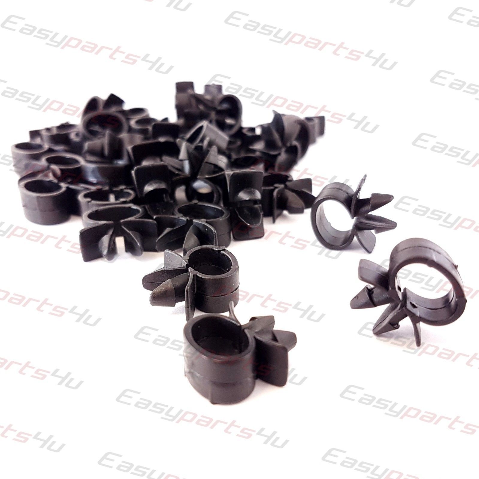 10x 7mm Tube Hose / Wire Cable, Loom Routing Harness Retainer Clip fits ...