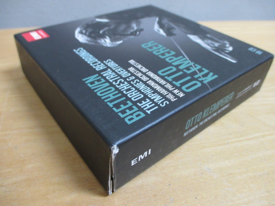 Beethoven The Orchestral Recordings Otto Klemperer 10 CD Box Set EMI ...
