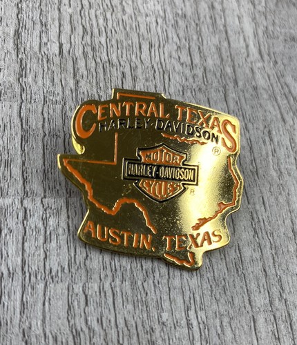 Harley Davidson Central Texas Austin Tack Pin Lapel Hat Vest Enamel | eBay