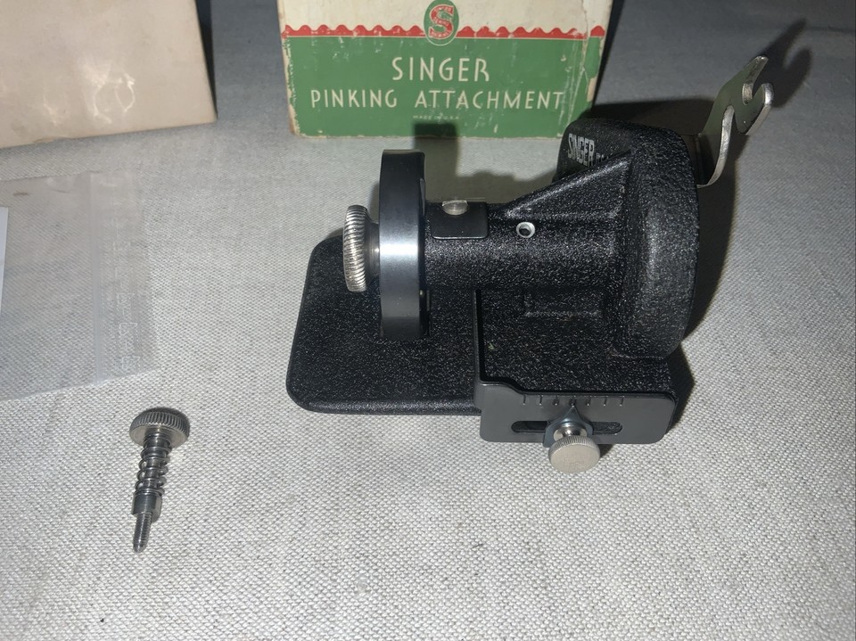 Black Side Singer Pinking Attachment 121021 Regular Scallop | eBay