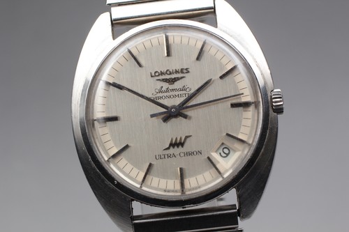[Near MINT] Longines Ultra Chron Cal.6651 Silver Dial Date Automatic ...