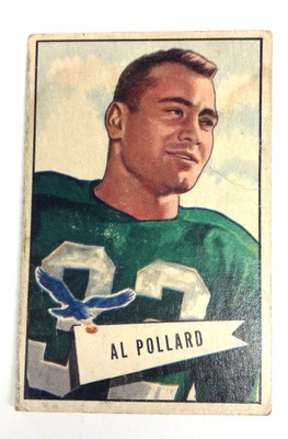 1952 BOWMAN AL POLLARD CARD #34 PHILADELPHIA EAGLES | eBay