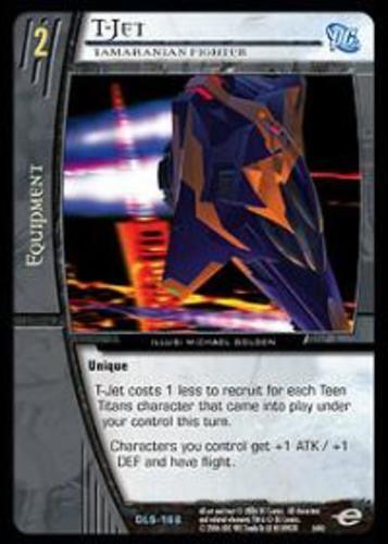 VS System: T-Jet, Tamaranian Fighter - Foil [Played] DC Legion of Super ...