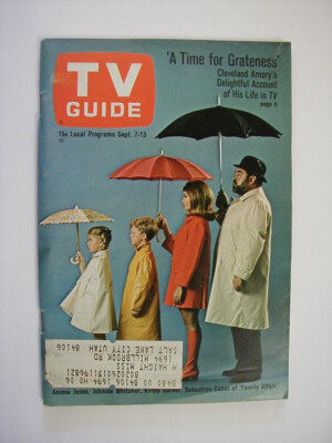 Utah-Idaho Sept 7 1968 TV Guide FAMILY AFFAIR Cabot Doctors DEBUT ...