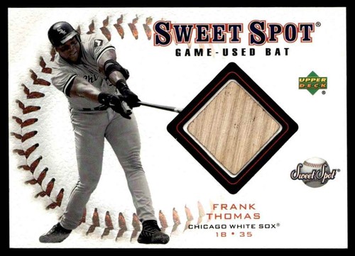 2001 Upper Deck Sweet Spot Game Bat Frank Thomas Bat Relic Chicago ...