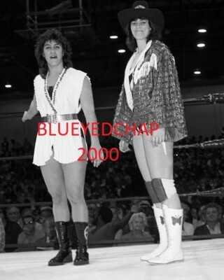 PENNY MITCHELL & DESPINA MANTAGAS GIRL WRESTLER 8 X 10 WRESTLING PHOTO ...
