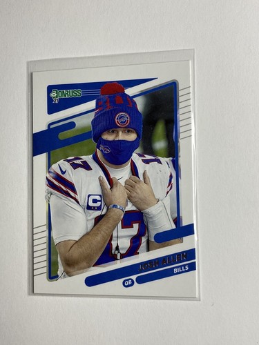 Josh Allen 2021 Panini Donruss #225 Mask SP Buffalo Bills | eBay