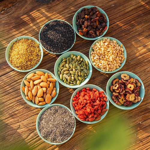 500g Lotus Root Powder Soup Osmanthus Nut Fruit Lotus Powder Soup ...