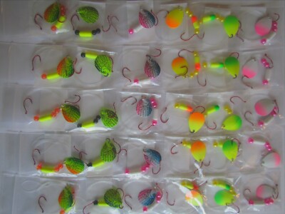 30 Spinner Floater Rigs Leech Minnow Crawler Harness Walleye, Bass ...