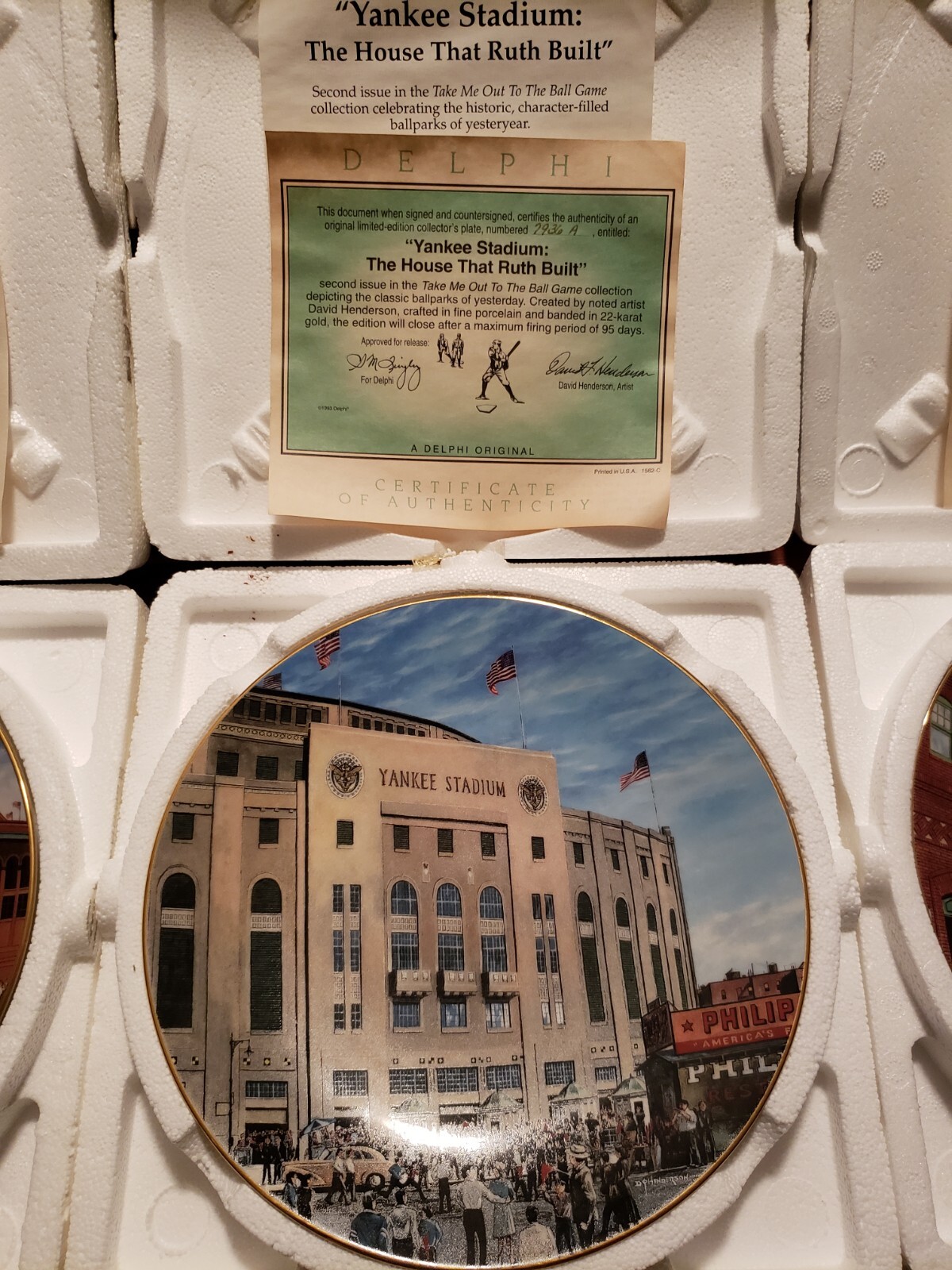 New York Yankee Stadium “The House That Ruth Built’ Baseball Collectors ...