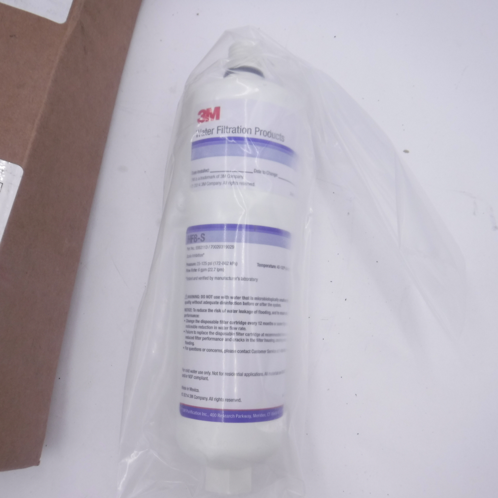 3M HF8-S Water Filter Cartridge - 5582113 for sale online | eBay