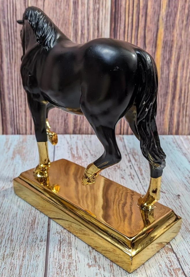 Gorgeous Horse Figurine Showpiece from Collectors Estate! 3.10 lbs 9"x8 ...