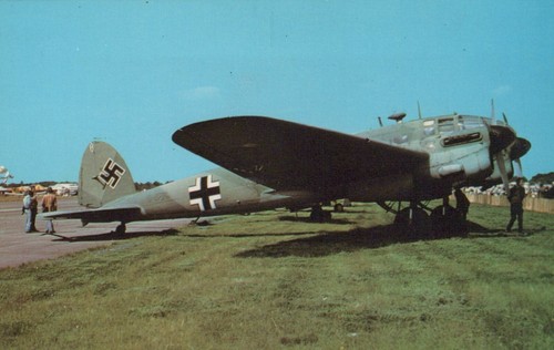 Military Aviation Postcard- CASA 2 III Aeroplane - Heinkel HEIII ...