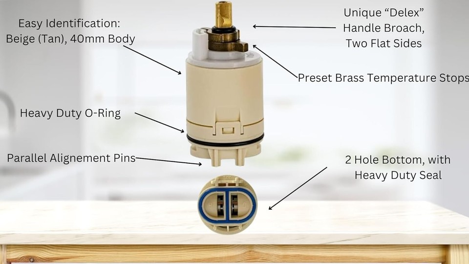 Delta Style RP70538 Pressure Balance Cartridge for Peerless,Pegasus ...