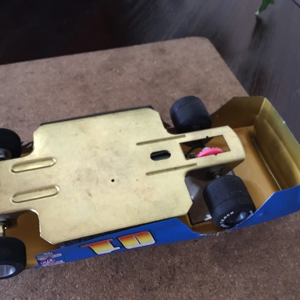 1/24MERC Cyclone Slotcar 41/2 Brass FCR Chassis With A Death Star Motor ...