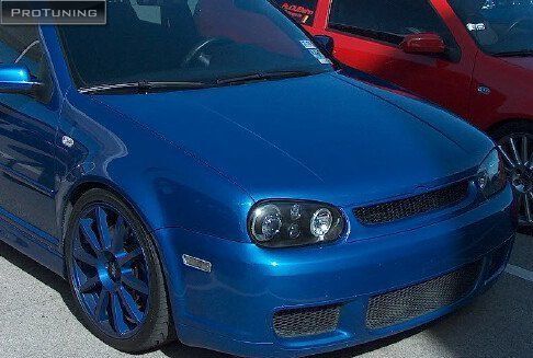 2pcs. R32 Black Project Headlights Pair for VW Golf IV MK4 1997-2003 | eBay