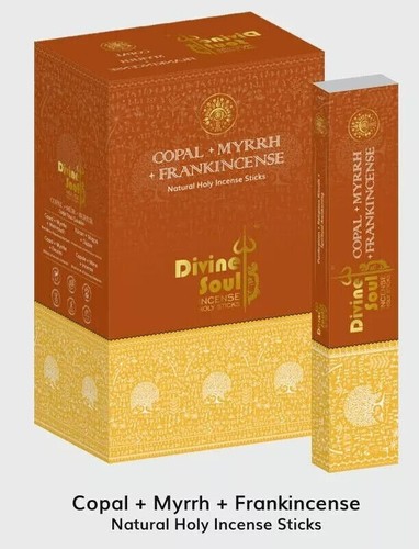 Divine Soul Holy Incense Sticks Copal Myrrh Frank fragrance Agarbatti ...