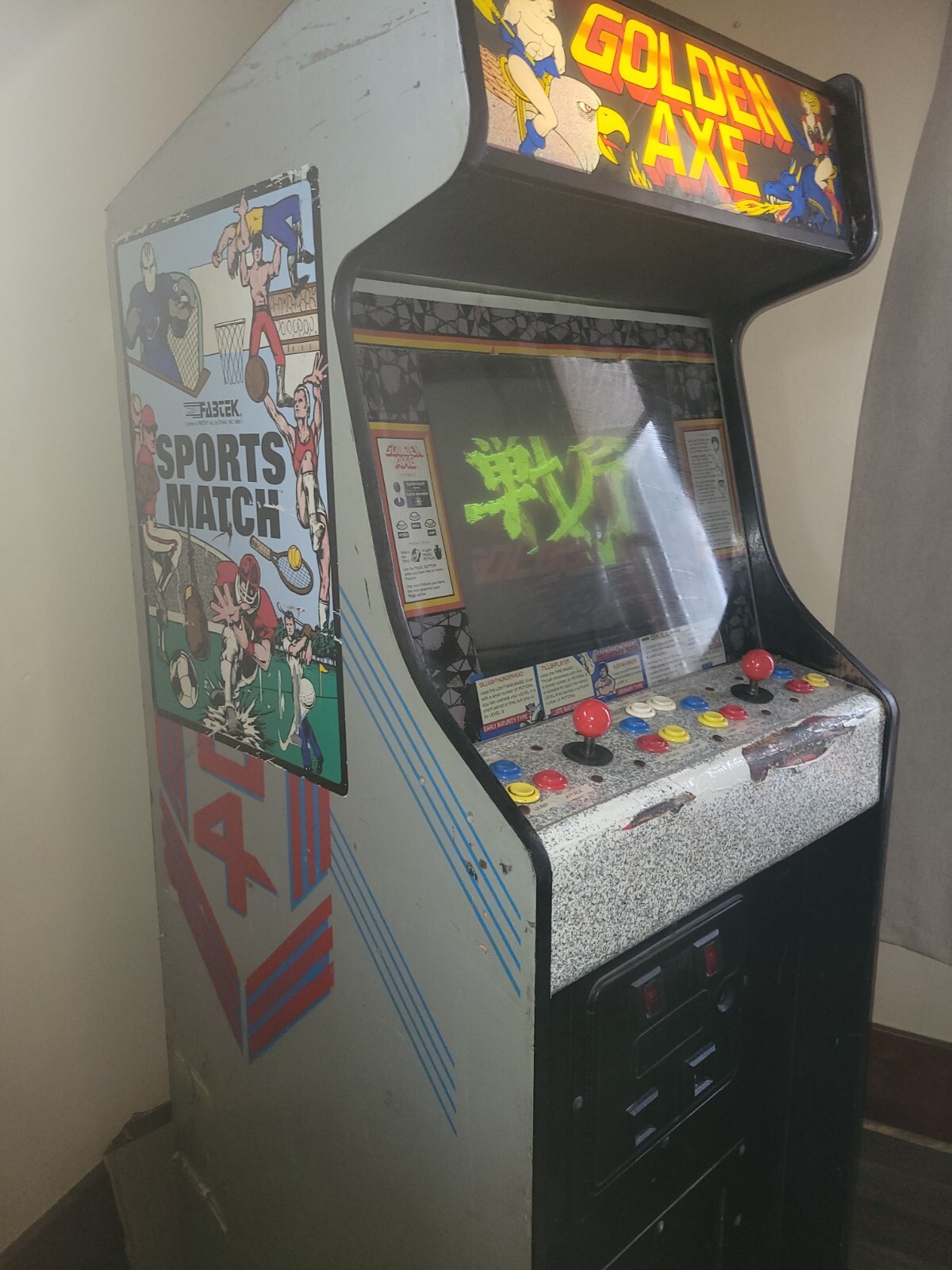 origional golden axe arcade machine | eBay