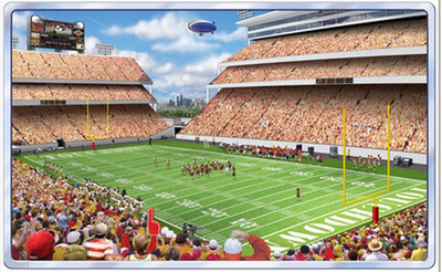 FOOTBALL OWNER'S BOX Scene Setter wall decoration SPORTS stadium scenic ...