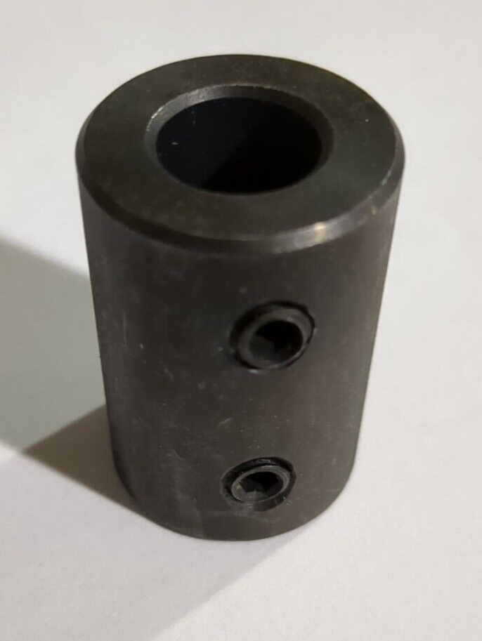 1/2" Rigid Shaft Coupling No Key Set Screw | eBay