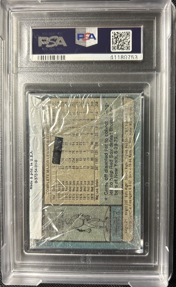 1980 Topps Baseball Unopened Cello Pack - PSA 8 - Great Value! | eBay