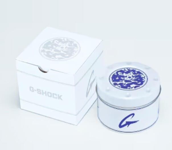 Casio G-Shock GA700BWP-2A Blue and White Chinese Porcelain Ceramic ...