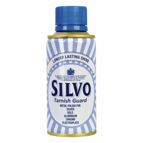 BRASSO SILVO METAL POLISH - CLEANER POLISH SHINE WOOL LIQUID SILVER ...